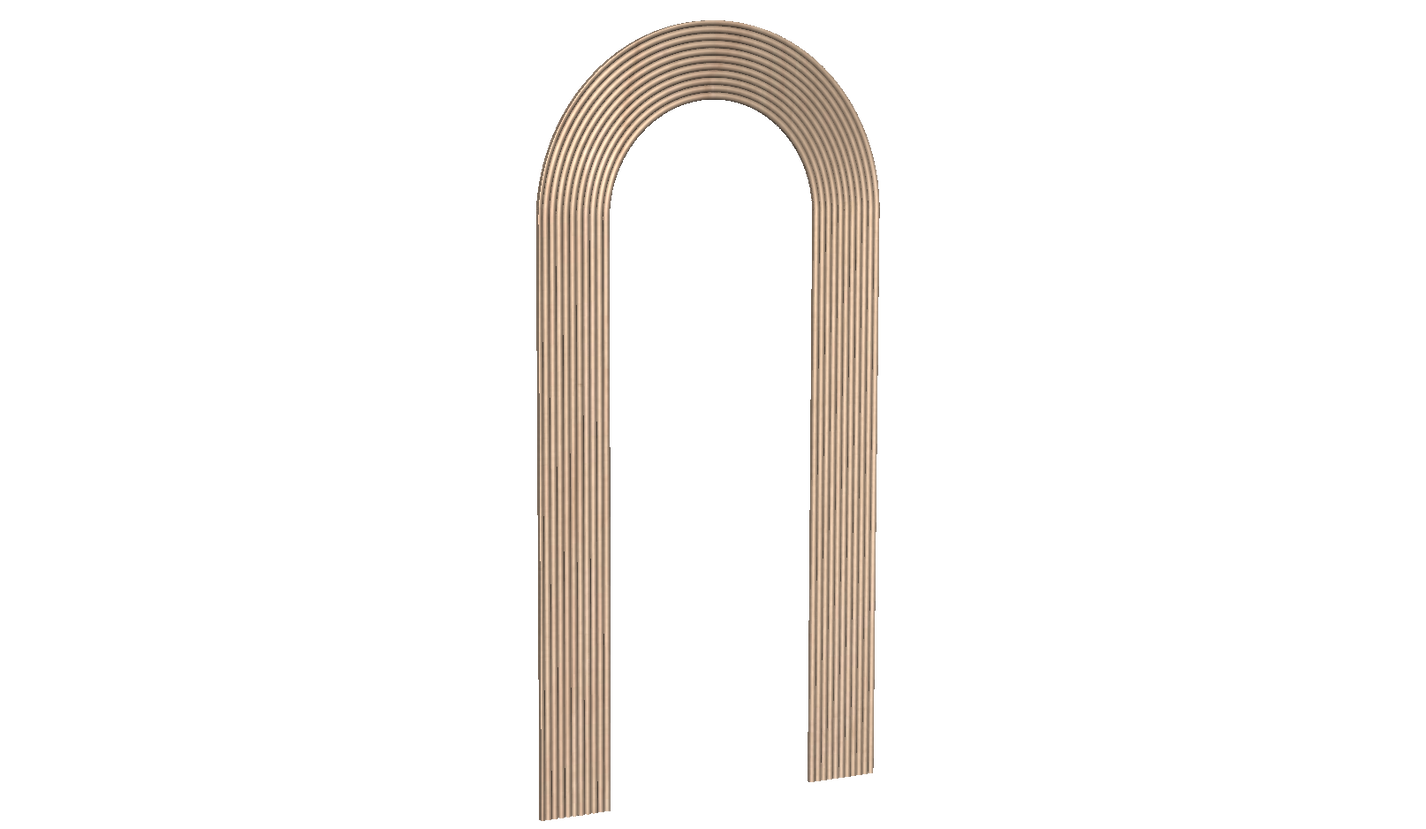Hollow Ripple Arch – Mountain Woodworks